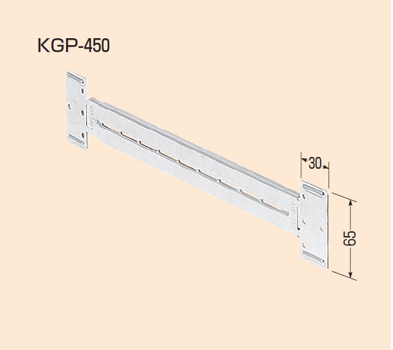 通販 | 未来工業 KGP-450 軽量間仕切り用 自在バー 【10/袋】 | アドウイクス株式会社