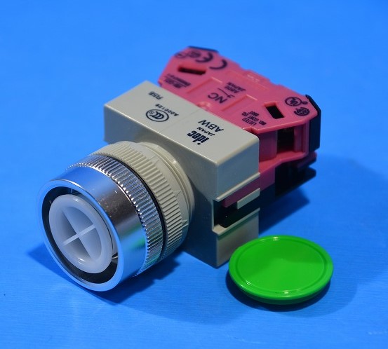 通販 | IDEC (アイデック・和泉電気) ABW101-G（ABW101G） 緑 φ22TWシリーズ押ボタンスイッチ ABW1形 平形 ...