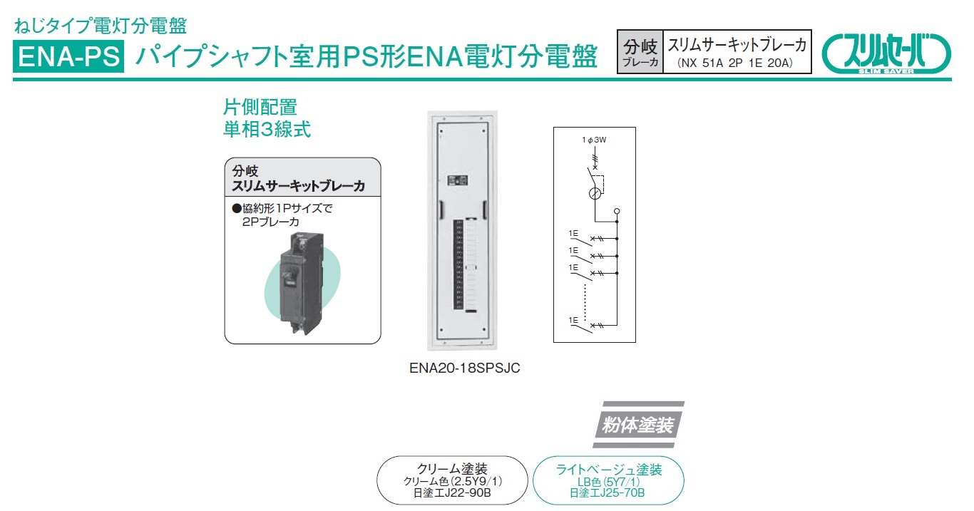ください 日東工業 ENA6-27SPSJC パイプシャフト室用PS形ENA電灯分電盤 [OTH44951] K-material-shop ...