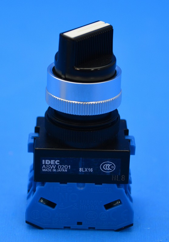 通販 | IDEC（和泉） ASW220 φ22 TWシリーズ セレクタスイッチ 矢形ハンドル 90°-2ノッチ | アドウイクス株式会社