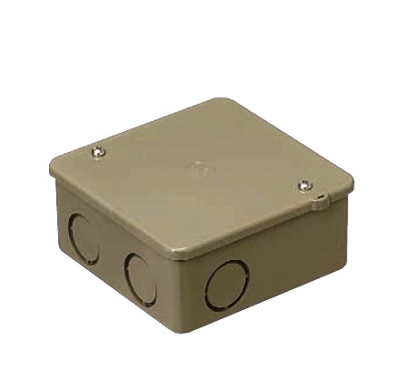 通販 | 未来工業（MIRAI) PVK-ANK ブラック PVKボックス 中形四角（浅型） ノック付 | アドウイクス株式会社