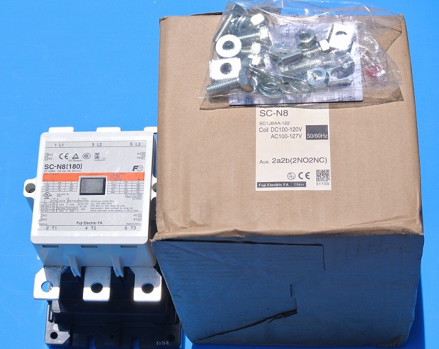 通販 | 富士電機 SC-N8 コイル100V 2a2b 電磁接触器(ケースカバーなし) | アドウイクス株式会社